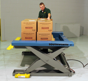 Southworth Floor-Height Lift Tables | Handling Systems, Inc.
