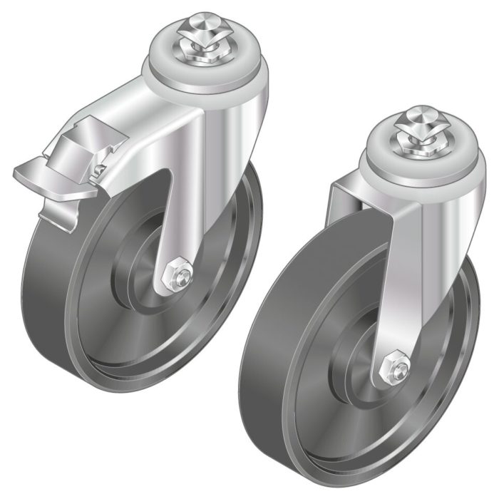 CLEAN ROOM CASTER WHEEL LKR-EL-RR - Handling Systems Inc.